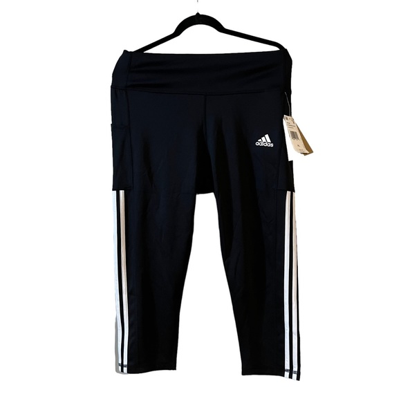 adidas | Pants & Jumpsuits | Nwt Adidas Prime Green Aero Ready Black ...